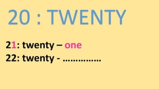 CARDINAL NUMBERS FROM 11 TO 39.ppt