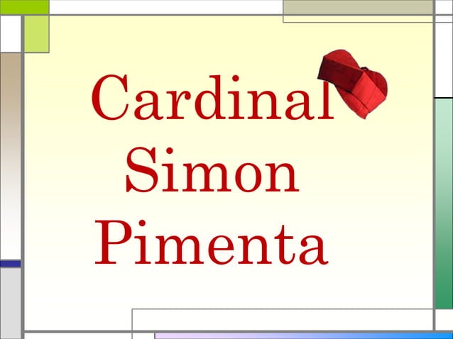 Cardinal Pimenta | PPT