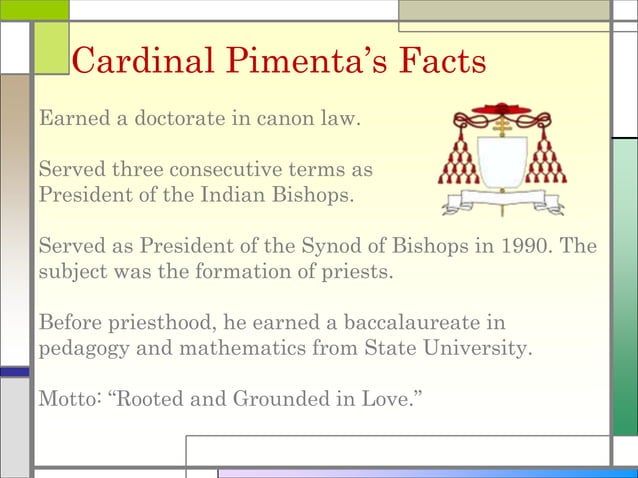 Cardinal Pimenta | PPT