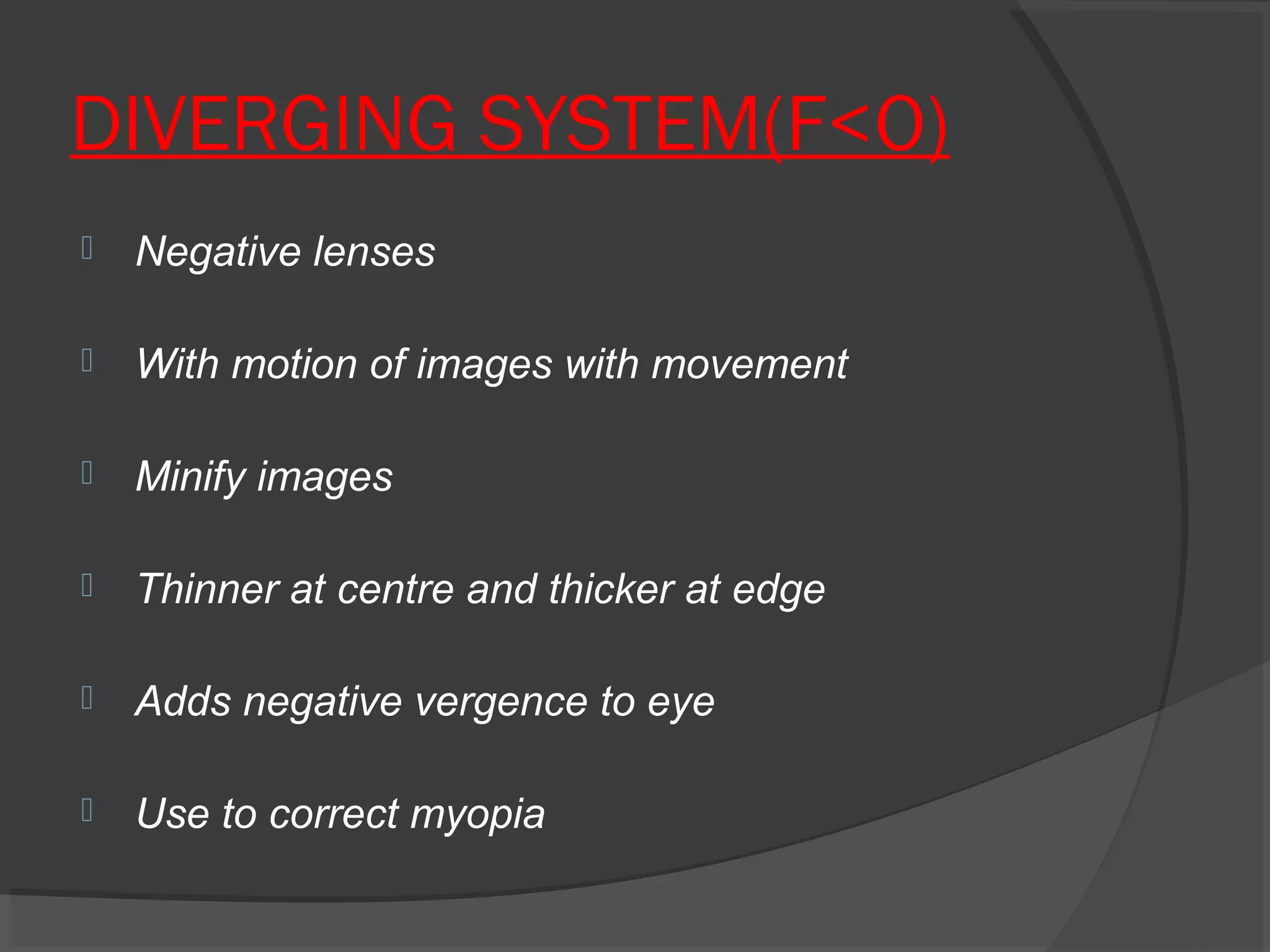 Cardinal points,thin lenses and thick lenses | PPT