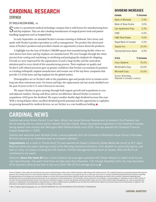 Cardinal quarterly october 2012 | PDF