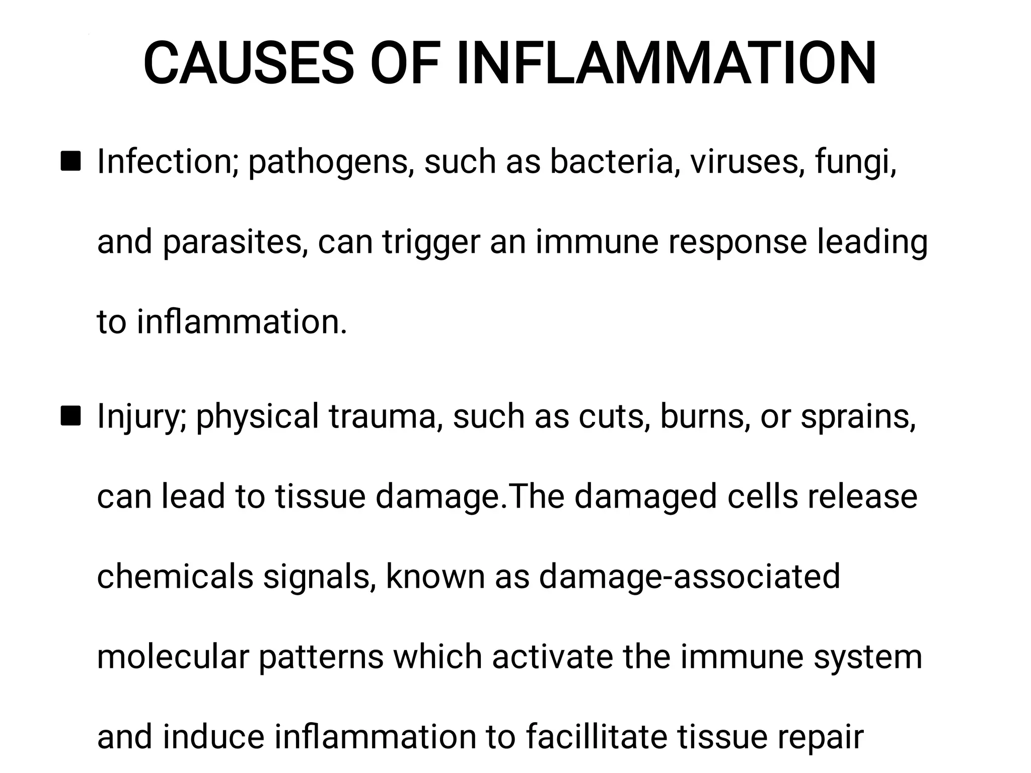 CARDINAL SIGNS OF INFLAMMATION POWER POINT | PDF
