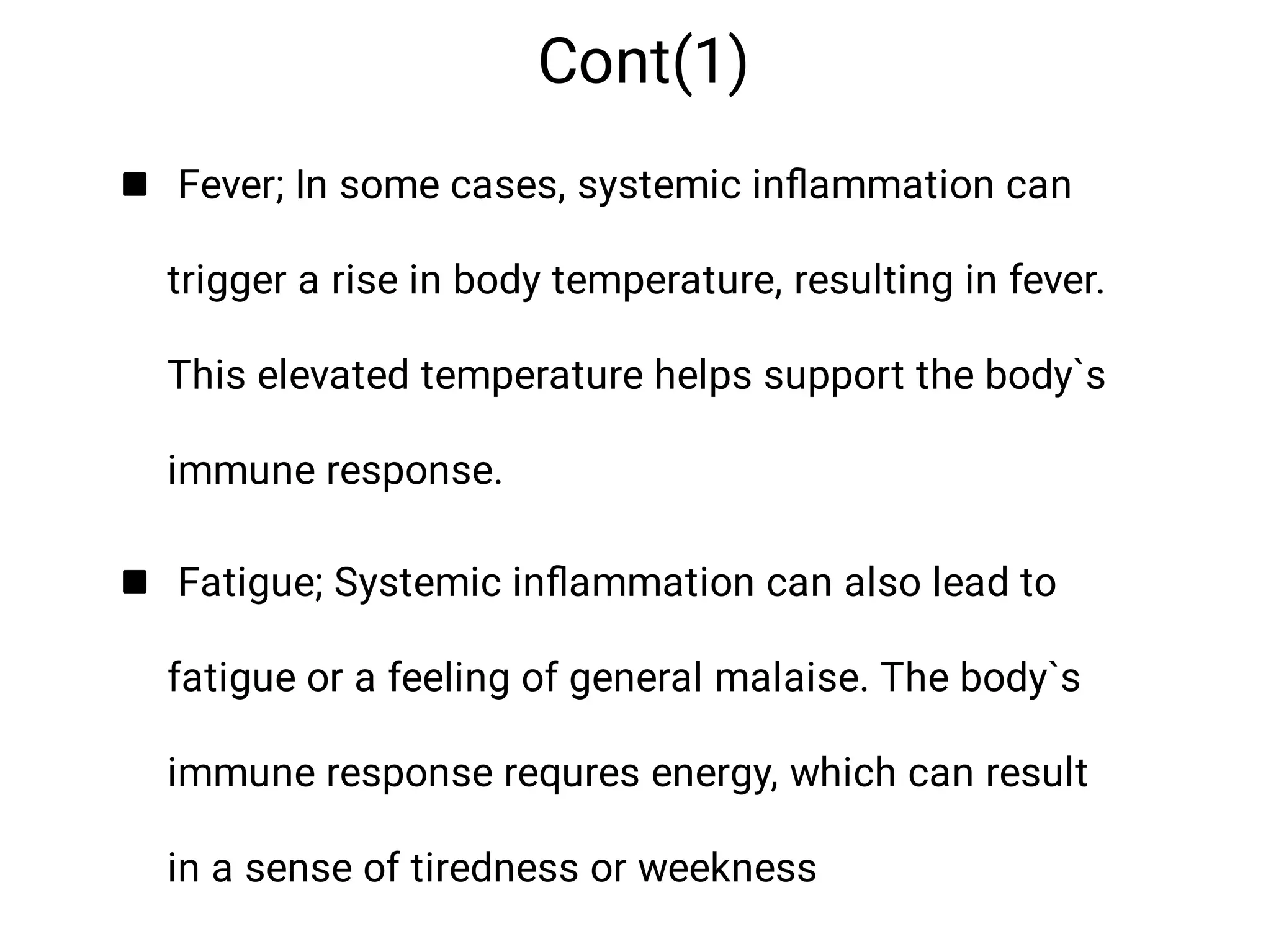 CARDINAL SIGNS OF INFLAMMATION POWER POINT | PDF