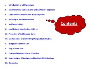 Cardinal utility analysis | PPTX