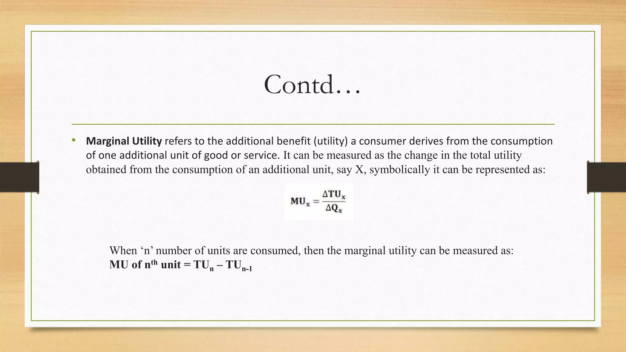 Cardinal utility analysis | PPTX
