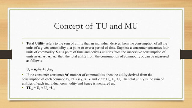 Cardinal utility analysis | PPTX | Government Support and Welfare ...