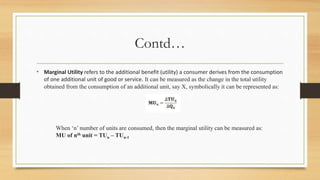 Cardinal utility analysis | PPTX