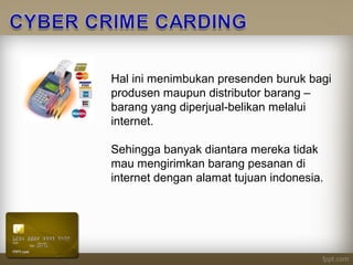 CyberCrime Carding | PPT