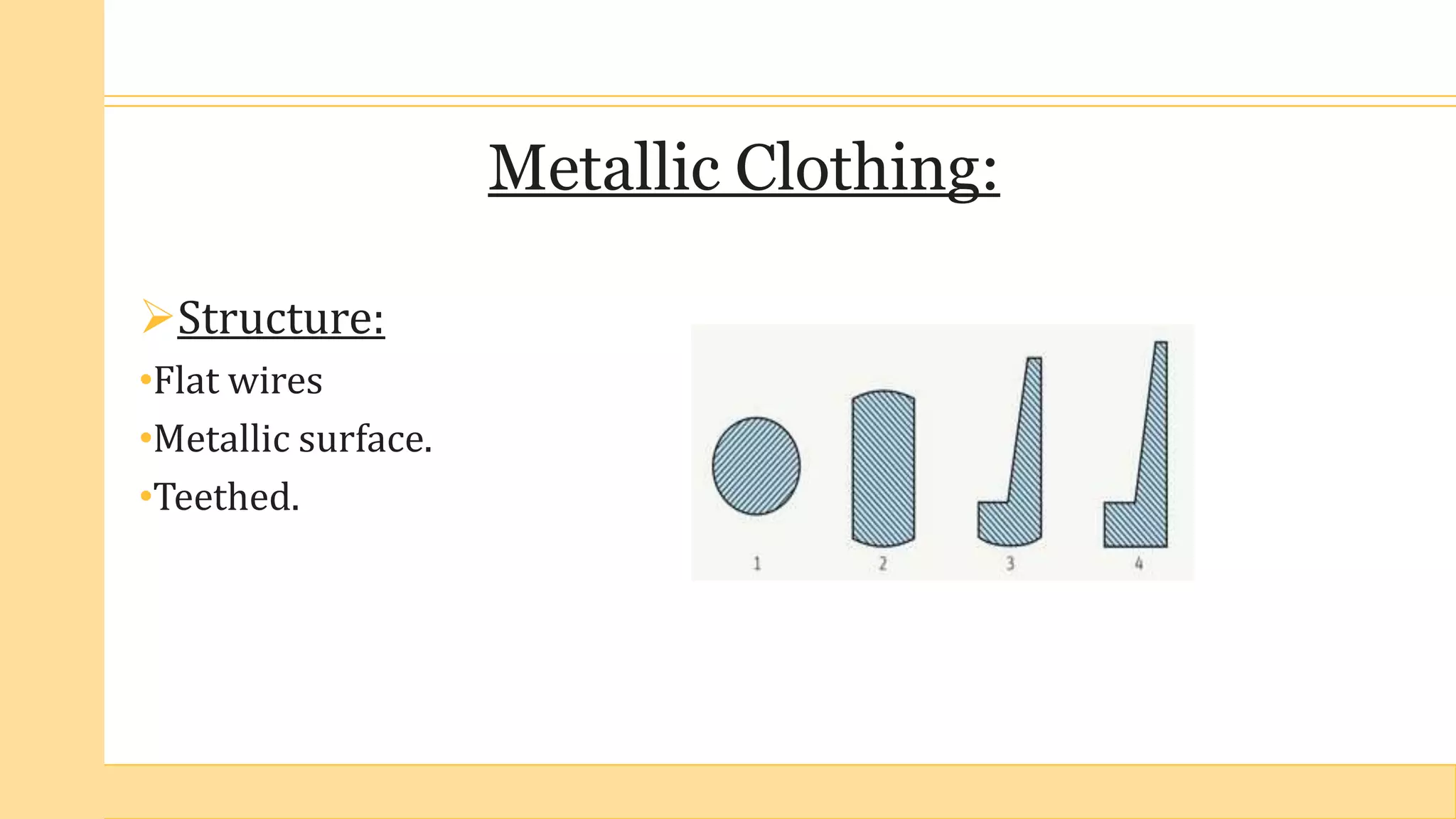 Card Clothing Parameters. | PPTX