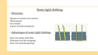 Card Clothing Parameters. | PPT