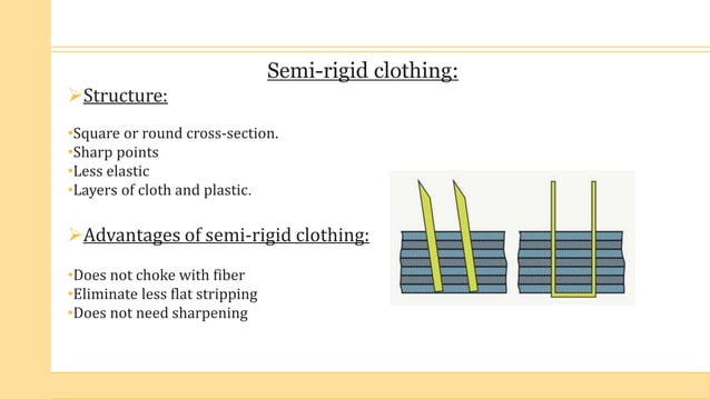 Card Clothing Parameters. | PPT