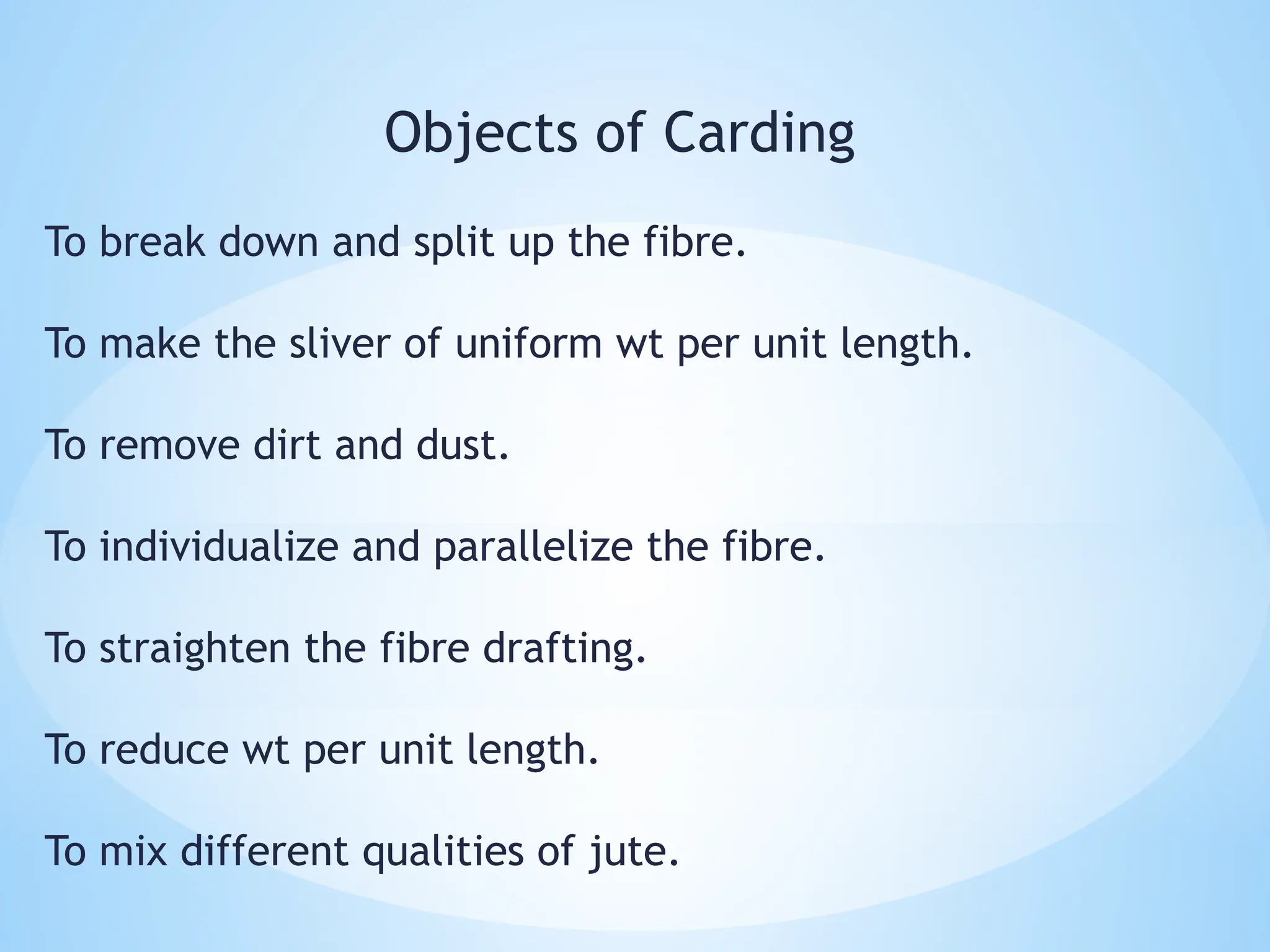 cotton spinning process carding machine.pptx