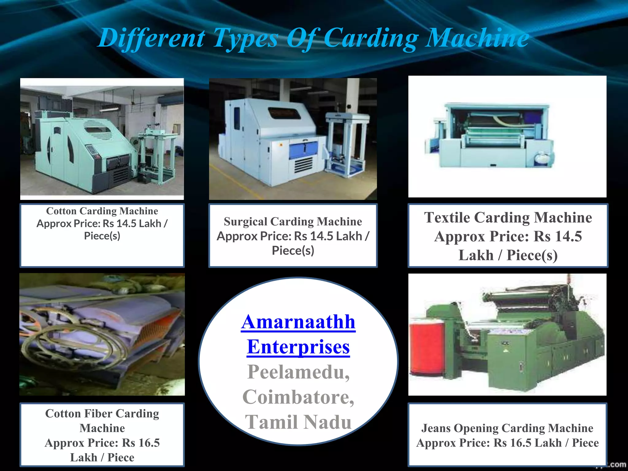 Carding machine | PPTX