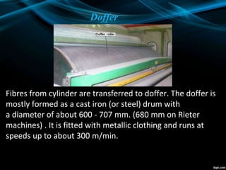 Carding machine | PPTX | Needlework | Arts and Crafts