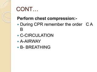 Cardio pulmonary resuscitation (cpr) krl | PPTX