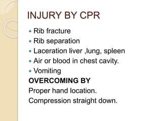 Cardio pulmonary resuscitation (cpr) krl | PPTX