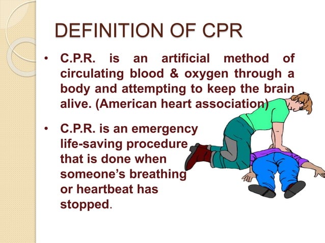 Cardio pulmonary resuscitation (cpr) krl | PPTX Cardio pulmonary resuscitation (cpr) krl | PPTX