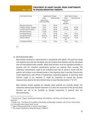 Cardiology: Treatment of Heart Failure | DOCX