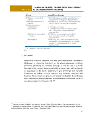 Cardiology: Treatment of Heart Failure | DOCX
