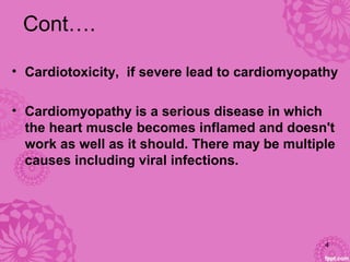 Cardio toxicity | PPT