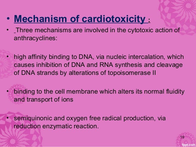 Cardio toxicity