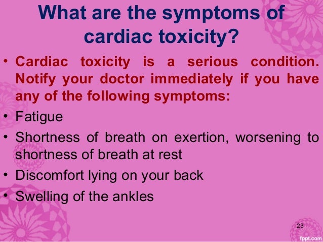Cardio toxicity