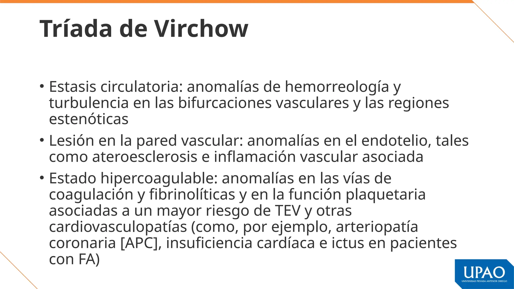 trombosis venosa profunda clases upao trujillo | PPTX