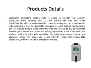 Cardio chek cholesterol meter | PPT