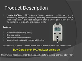 Cardio chek pa analyzer - medtek | PPT
