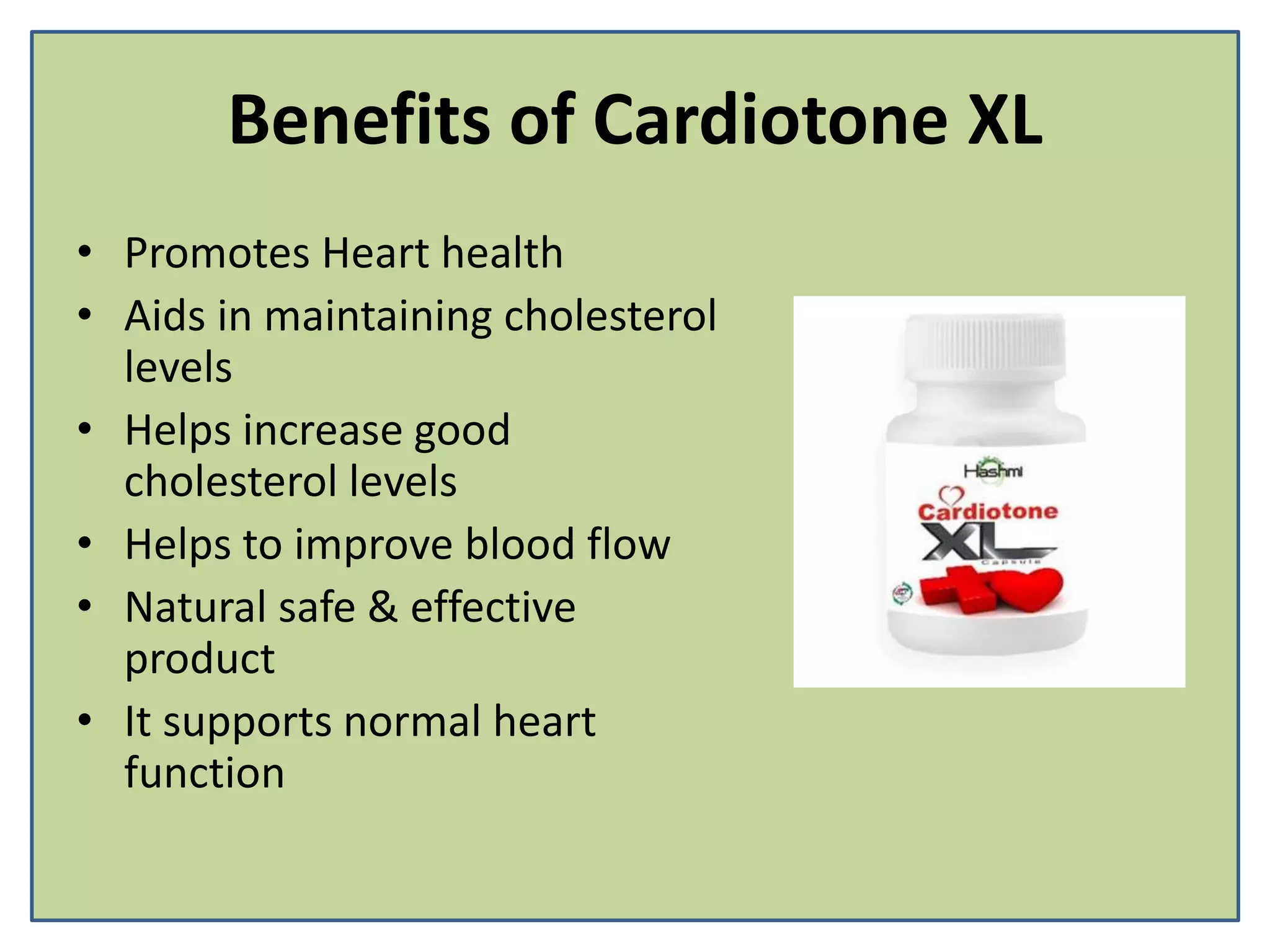 Cardio cure Herbal Heart Care Capsule | PPTX