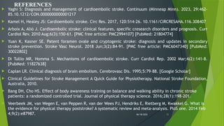 CARDIOEMBOLIC STROKE management SEMINER. | PPT
