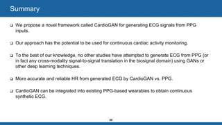 CardioGAN | PDF