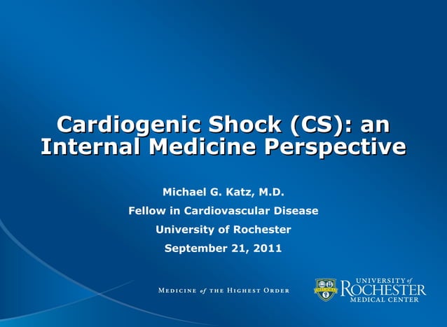 Cardiogenic shock | PPT