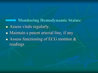 Cardiogenic shock : Medical Surgical Nursing | PPTX