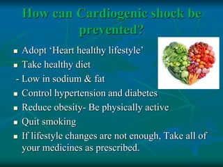 Cardiogenic shock : Medical Surgical Nursing | PPTX