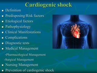 Cardiogenic Shock