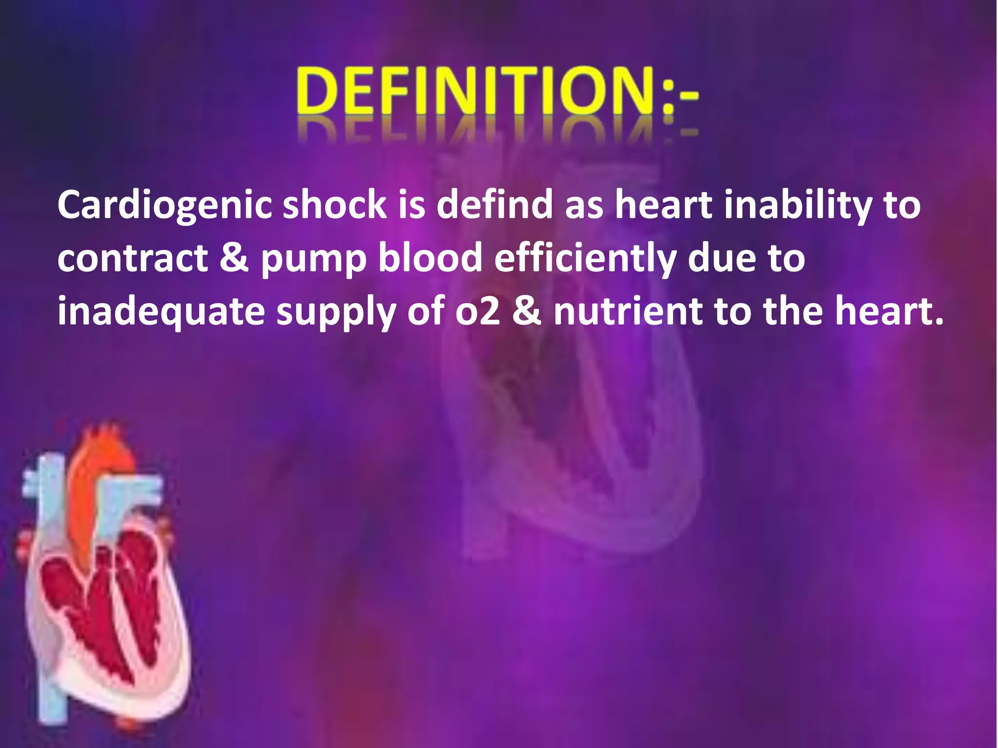 Cardiogenic Shock Ppt