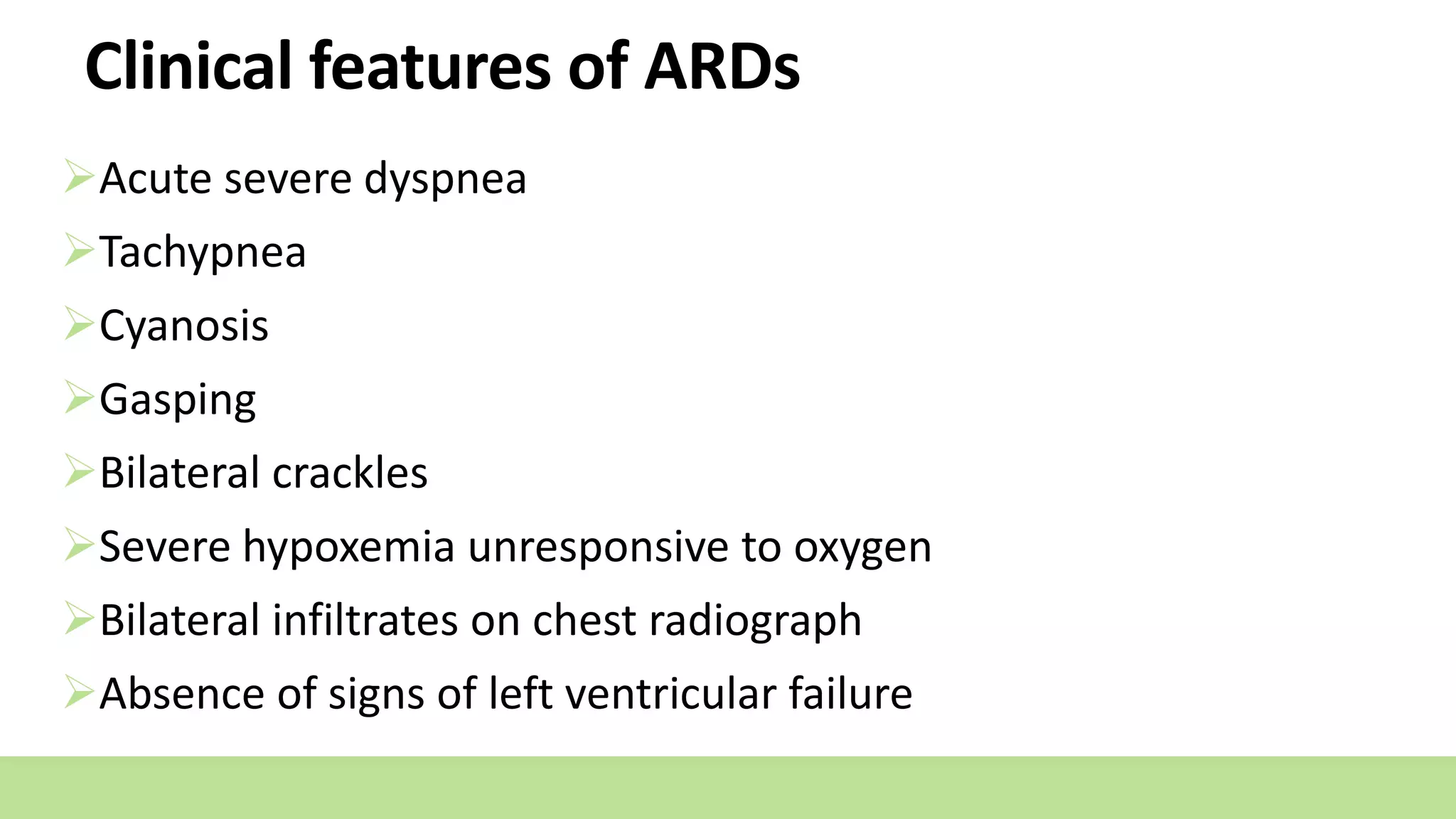 Cardiogenic vs noncardiogenic pulmonary edema (ARDs) | PPTX