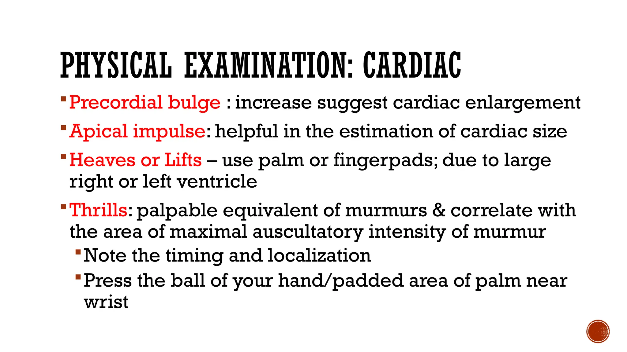 Cardiology History & taking and physical examination | PPTX