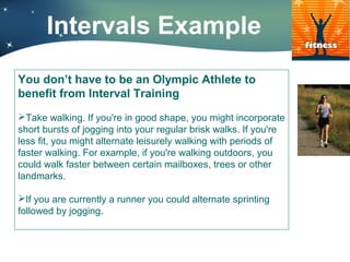 Cardio Interval Training | PPT