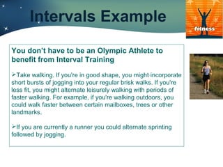 Cardio Interval Training | PPT