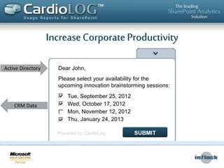 Cardiolog Analytics for Sharepoint Intranet Portals - from Intlock and ...