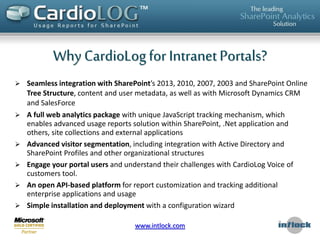 Cardiolog Analytics for Sharepoint Intranet Portals - from Intlock and ...
