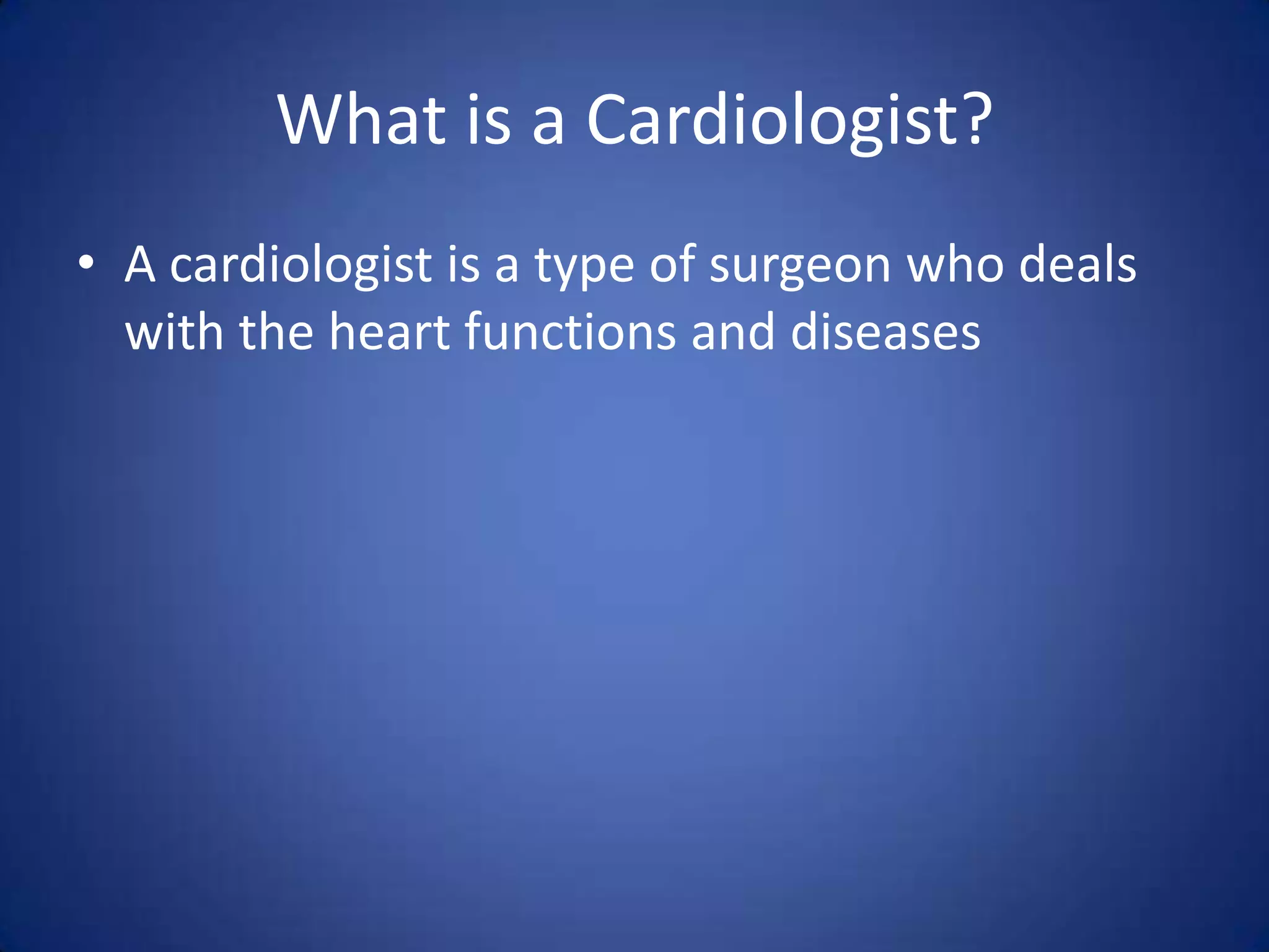 Cardiologist | PPTX