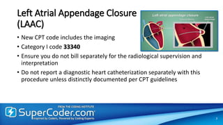 Cardiology coding-changes-for-2017 | PPT