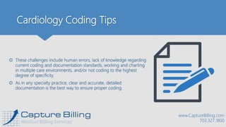 Cardiology Coding Got You Down? Use These 5 Tips for Success! | PPT