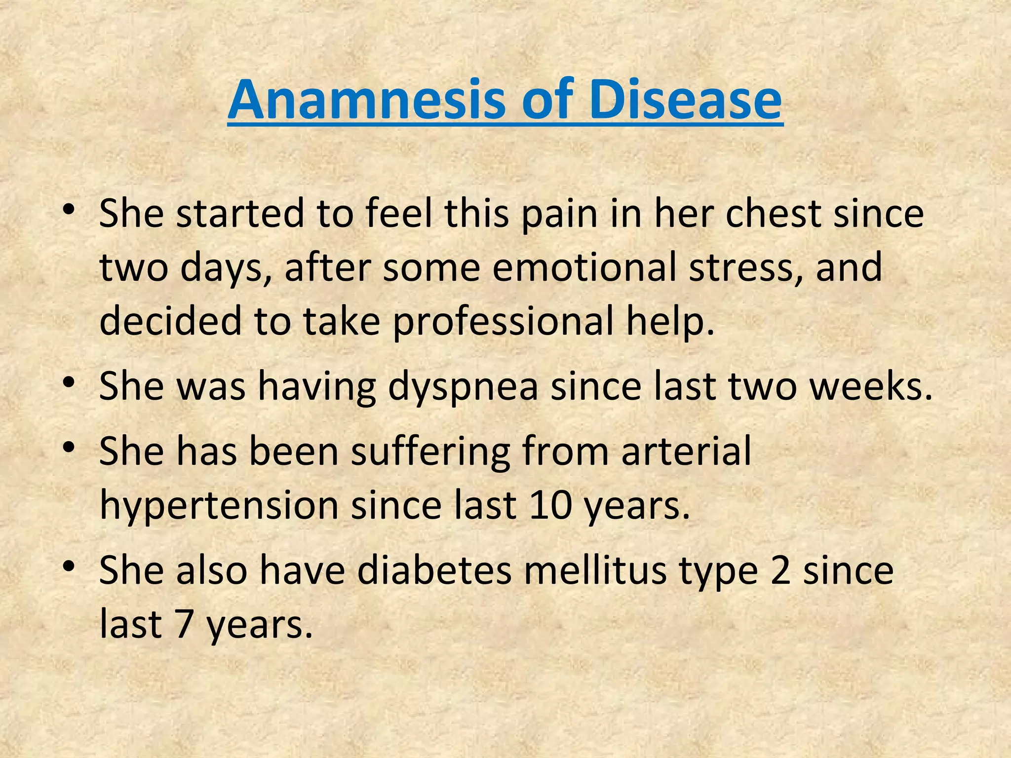 Cardiology case report...an example | PPT