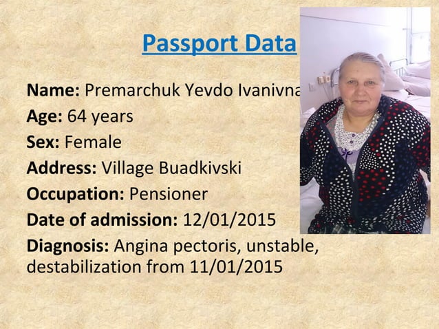 Cardiology case report...an example | PPT