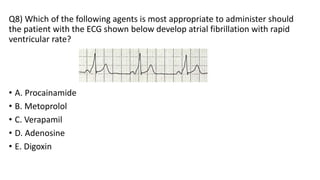 CARDIOLOGY MCQ.pptx | Heart and Cardiovascular Diseases | Diseases and ...