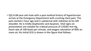 CARDIOLOGY MCQ.pptx | Heart and Cardiovascular Diseases | Diseases and ...